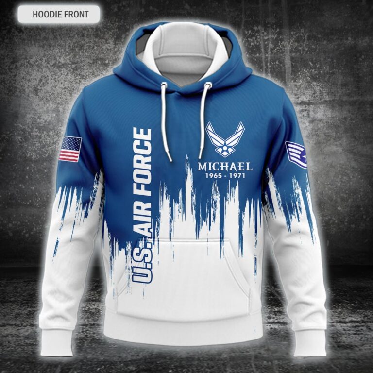 US Air Force , E 8 Air Force Senior Master Sergeant – Hoodie – Proud US Veteran