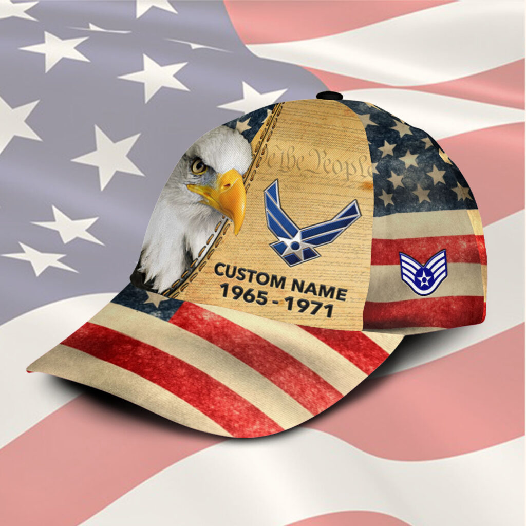 US Air Force, E 8 Air Force Senior Master Sergeant – Classic Cap – Proud US Veteran