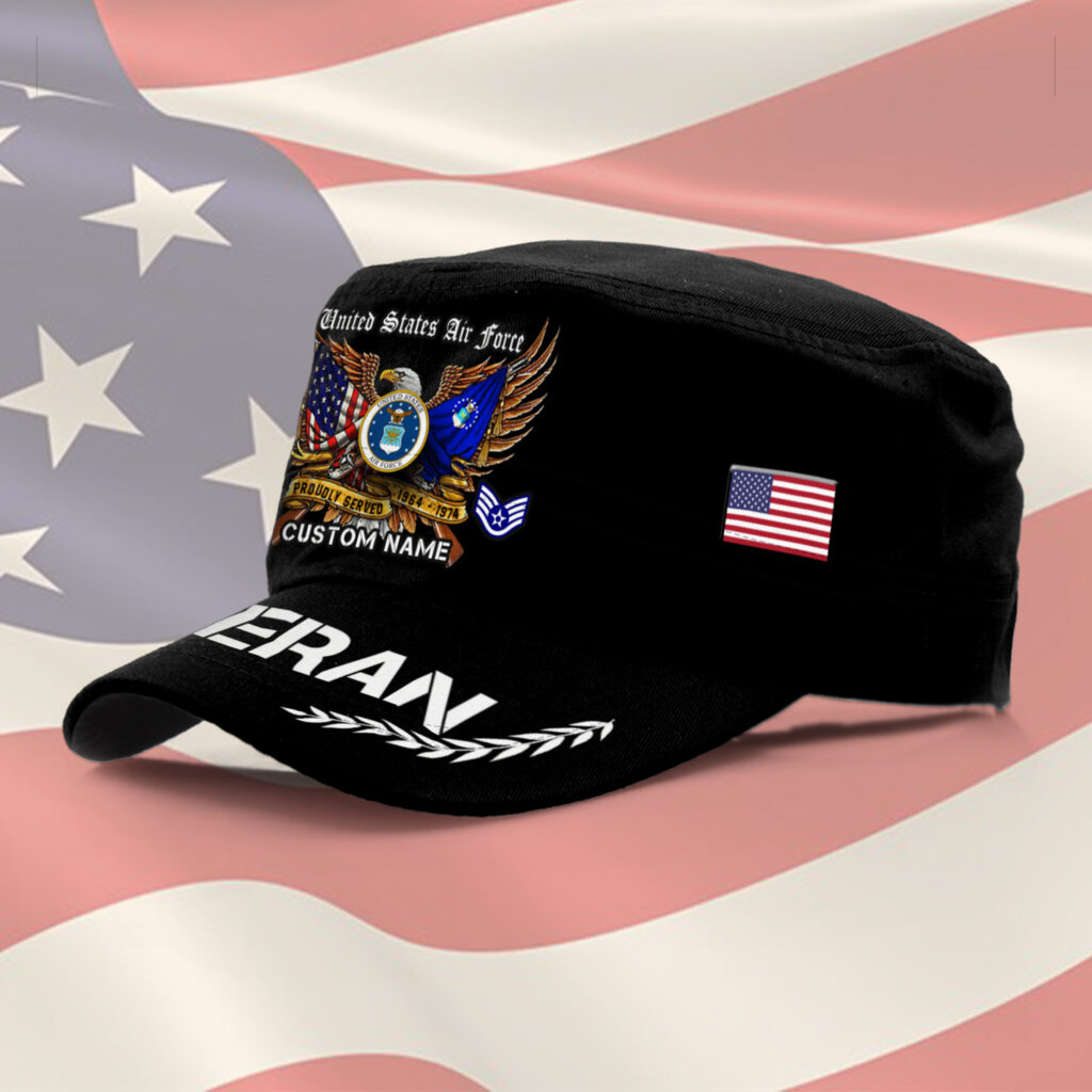 US Air Force , E 8 Air Force Senior Master Sergeant – Military Cap – Proud US Veteran