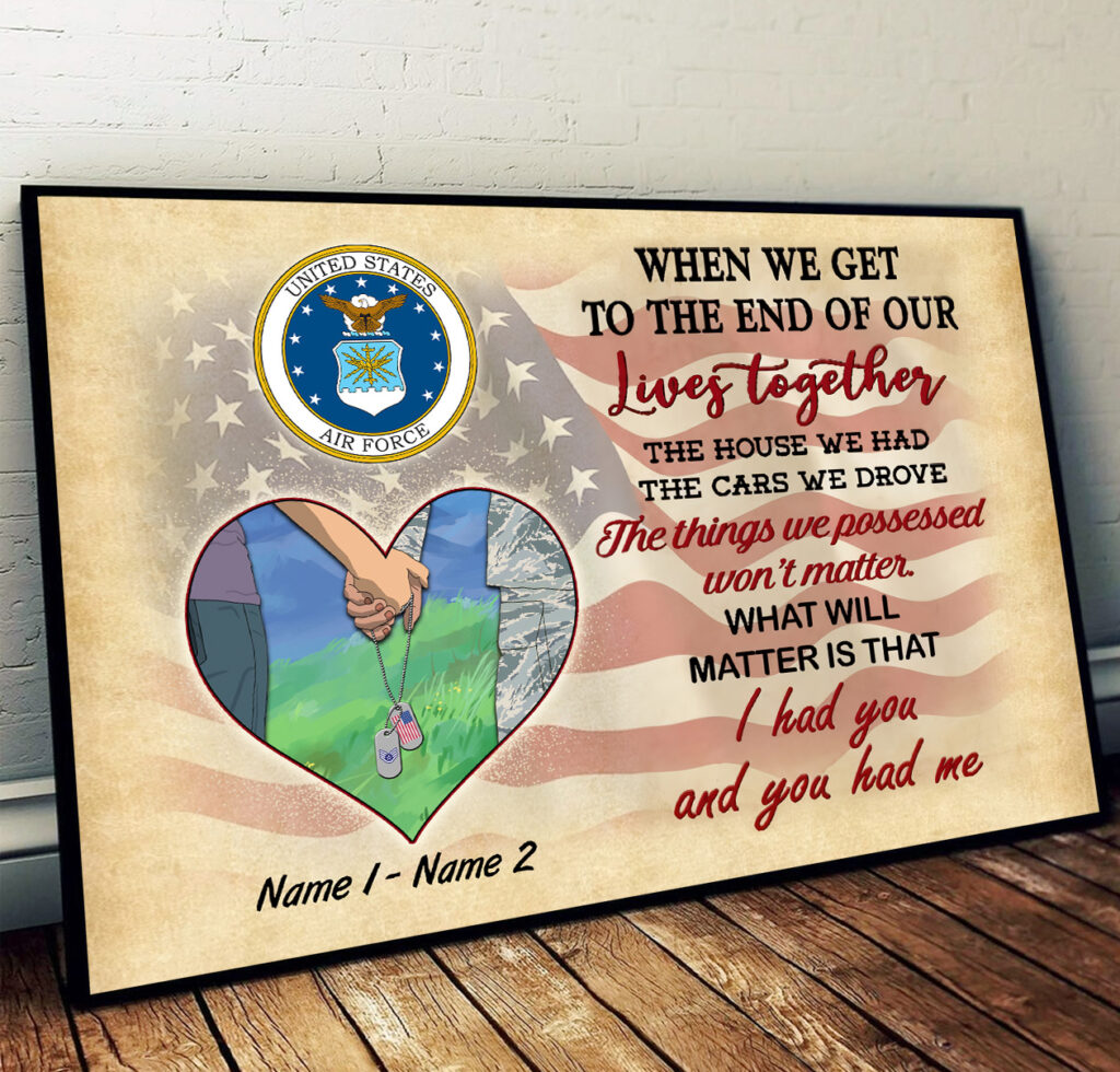 US Air Force, Always Remember, Never Forget – Poster With Frame 16x12in (Recommended) – Proud US ...