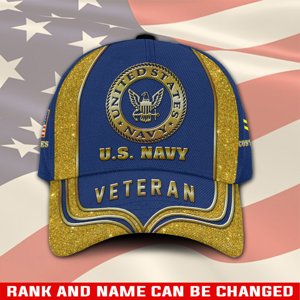 US Navy, Anchors Aweigh – Classic Cap – Proud US Veteran